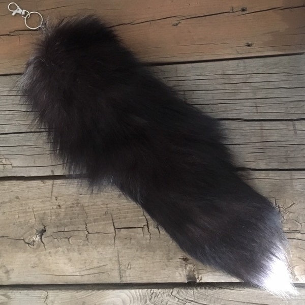 Fox Tail Keychain - Etsy