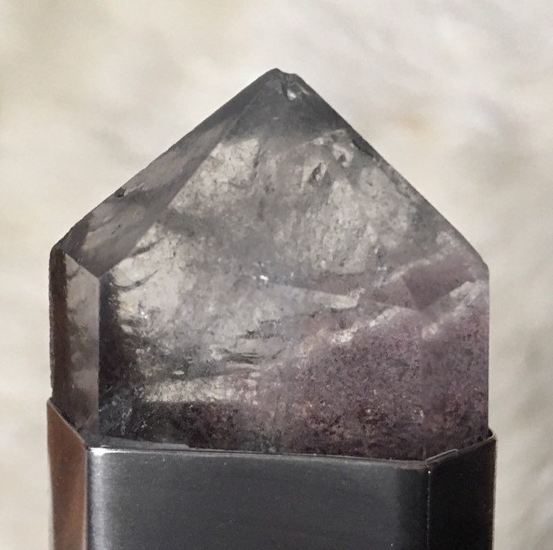 Succulent Capped Huge Lodolite Garden Clear Quartz Crystal - Etsy