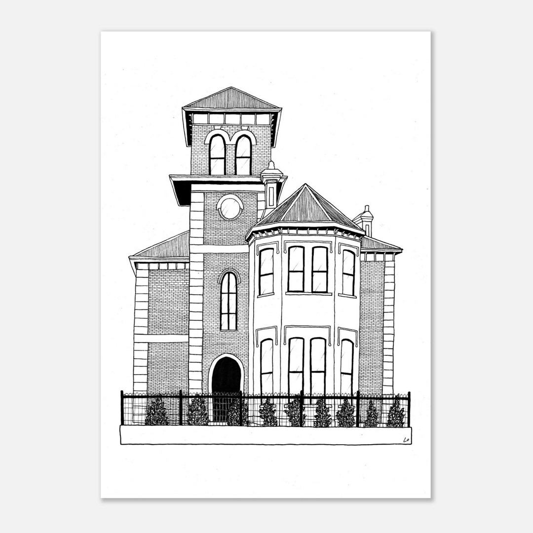 Old Tower House, Perth WA Art Print - Etsy