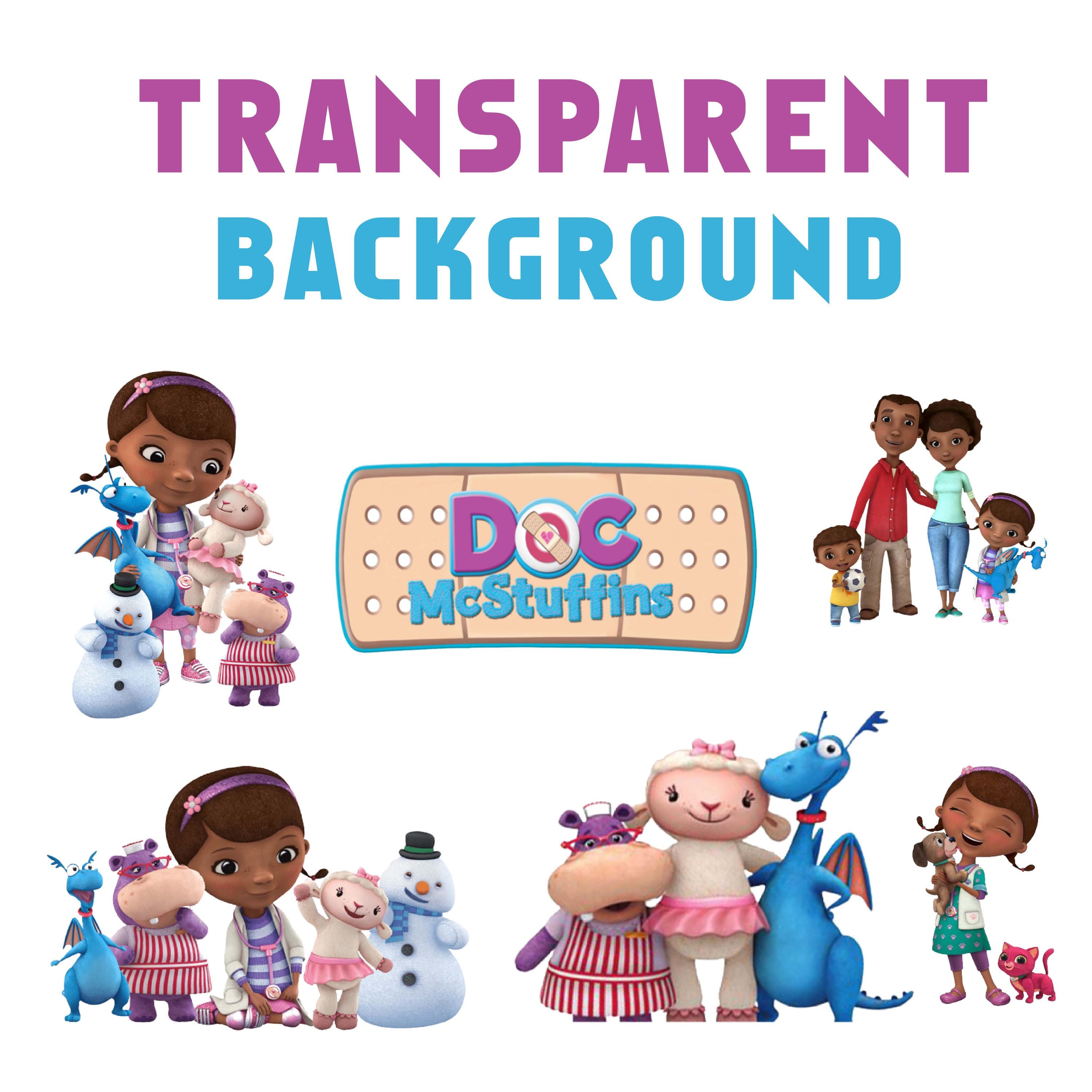 Doc Mcstuffins PNG Clipart Bundle: 45+ Transparent Images (digital ...