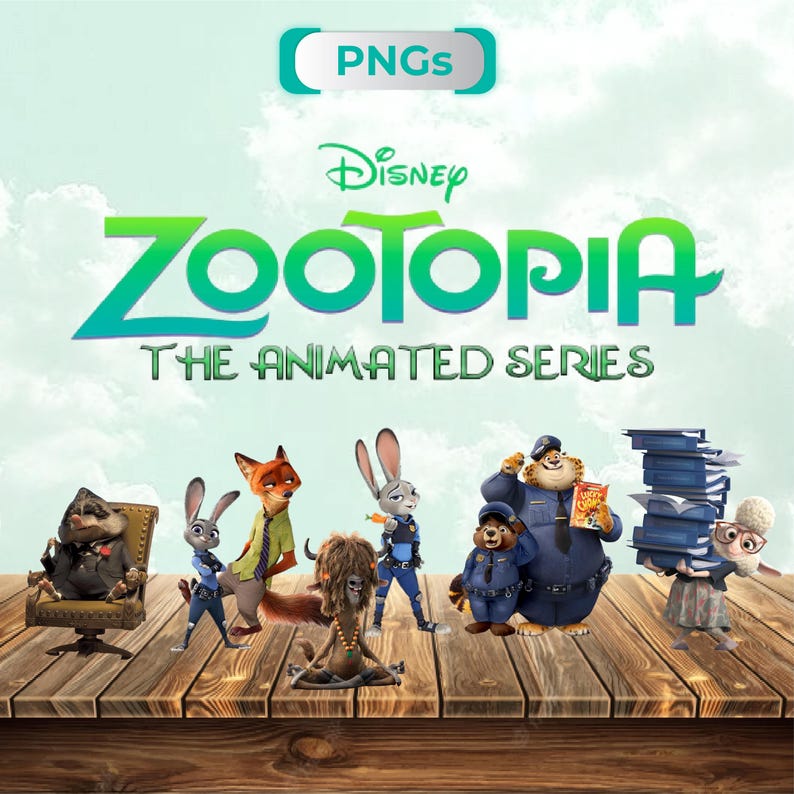 Zootopia PNG Bundle | High-quality PNG Collection Zootopia Clipart ...
