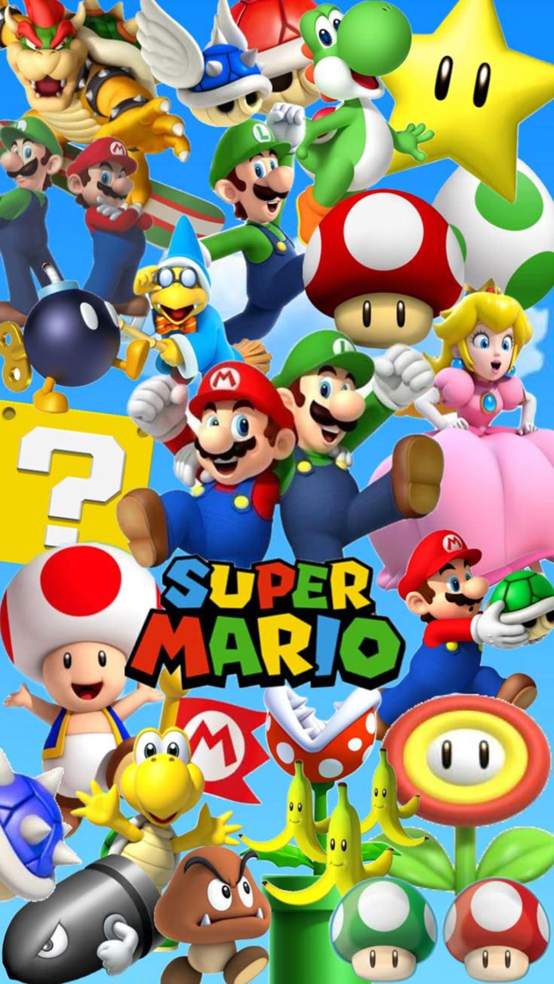 Super Mario SVG PNG Bundle | 70+ High-res Clipart | Digital Download ...