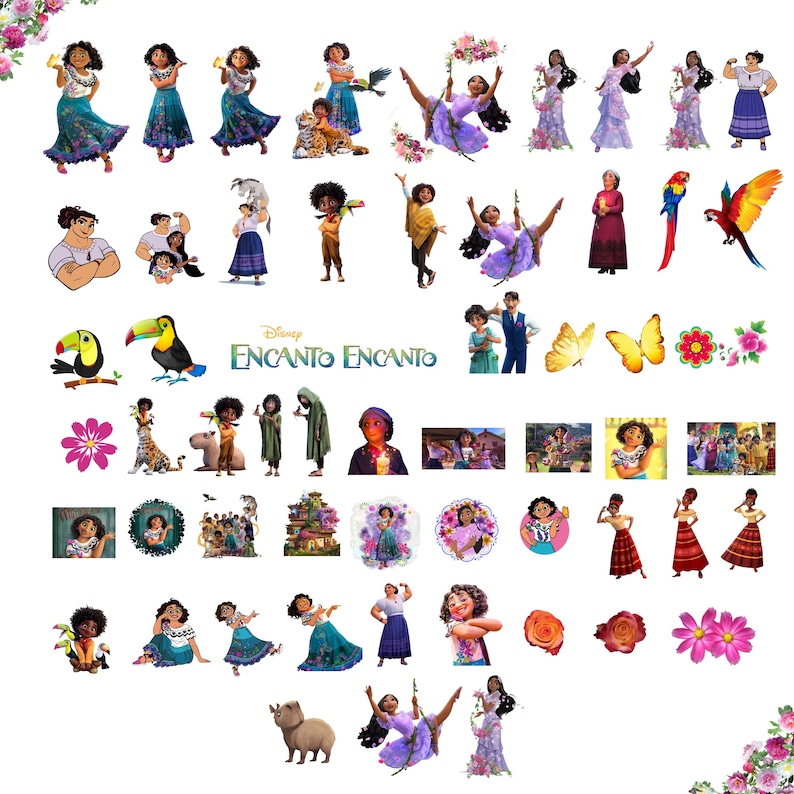 Encanto PNG SVG Bundle: 55+ Files, Shirts, Mugs (digital Download) - Etsy