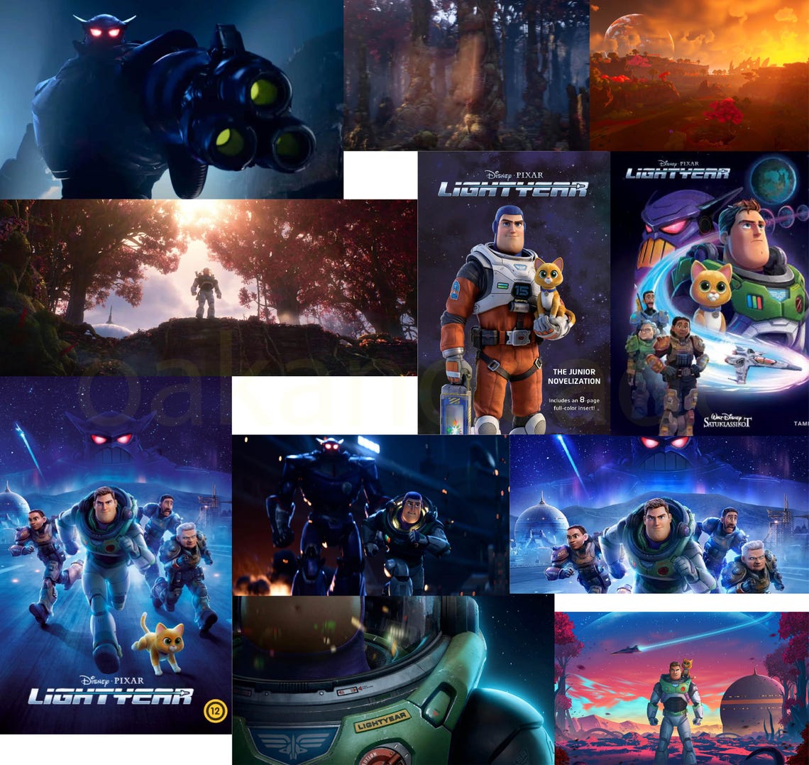 Lightyear Clipart PNG Bundle: 40+ Cartoon Images (digital Download) - Etsy