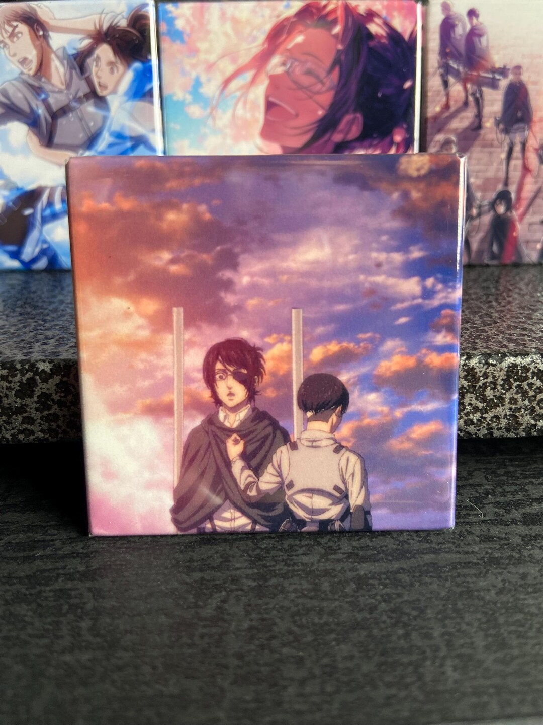 Anime - 2x2 Magnets - Custom - Gift - Gift Ideas, Gifts for Friends ...