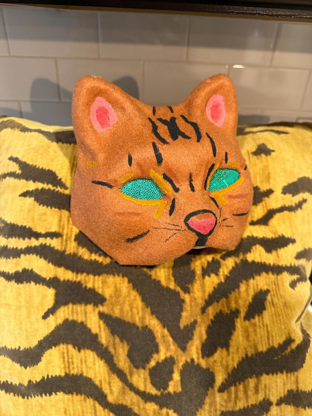 Therian Bengal Cat Majestic Rich Carmel Mask - Etsy Australia