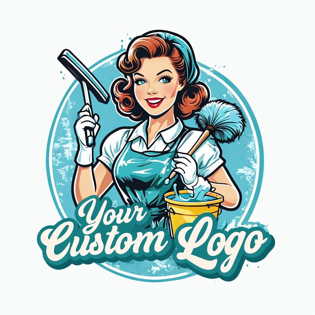Custom Logo Design – Cleaning Business - Etsy