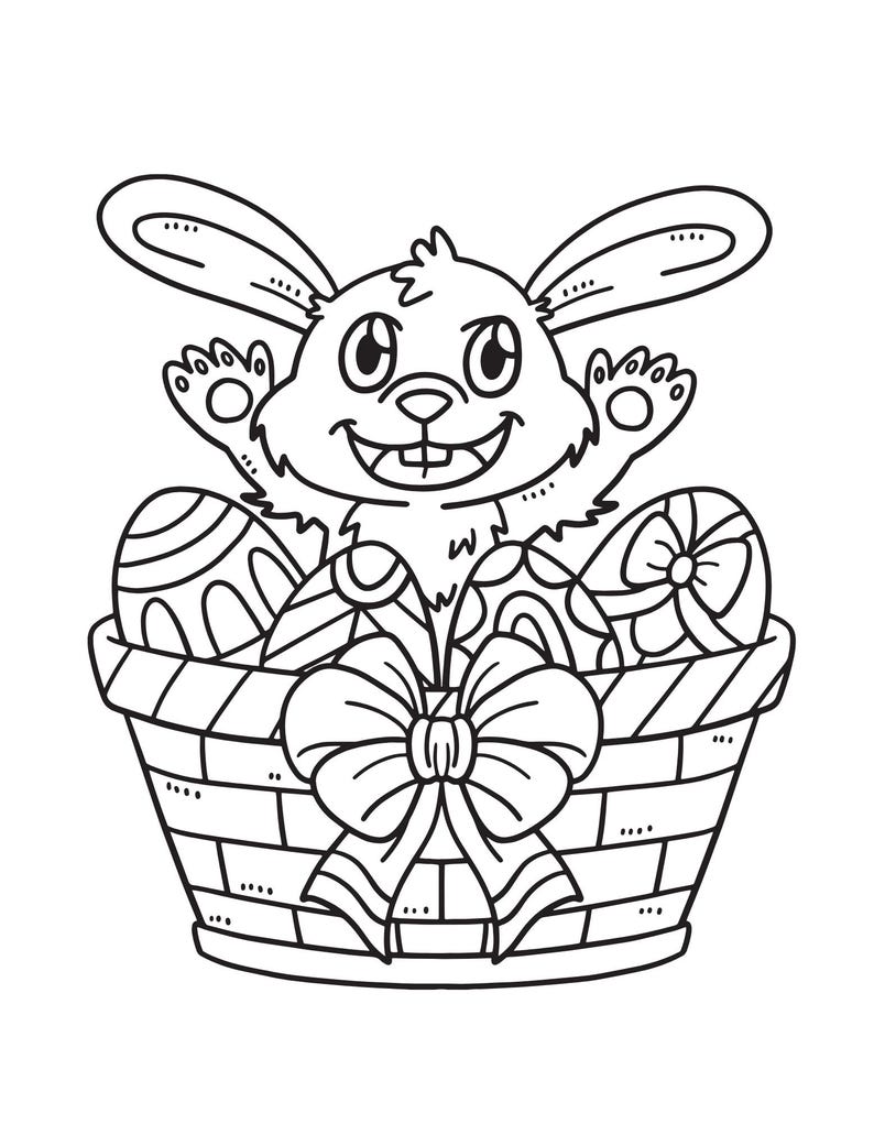 Easter Printable Colouring Pages, Groovy Colouring Pages, Happy Easter ...