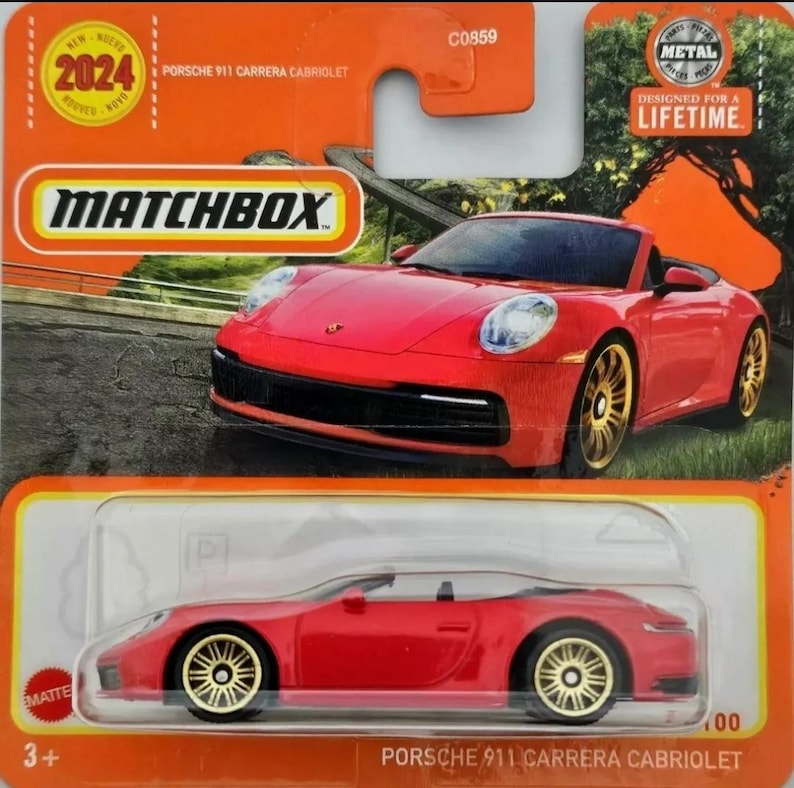 Matchbox Porsche 911 Carrera Cabriolet Free Boxed Shipping - Etsy