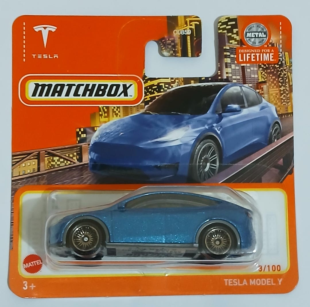 Matchbox Tesla Model Y Free Boxed Shipping - Etsy