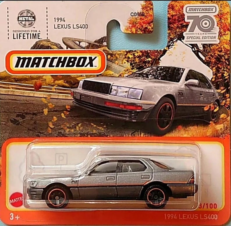 Matchbox 94 Lexus LS400 Free Boxed Shipping - Etsy