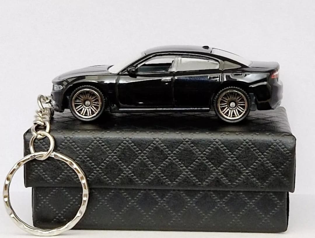 Matchbox Dodge Charger Keyring Gift Pack Free Boxed Shipping - Etsy