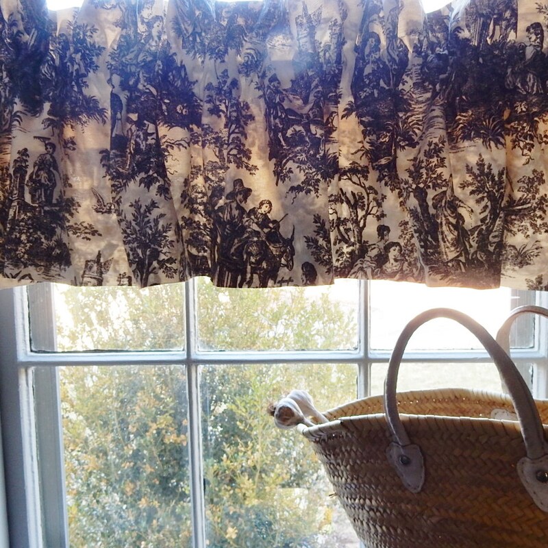 Toile Valance - Etsy