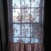 Vintage Pink Net Lace Window Curtain With Taffeta Bottom Flounce - Etsy