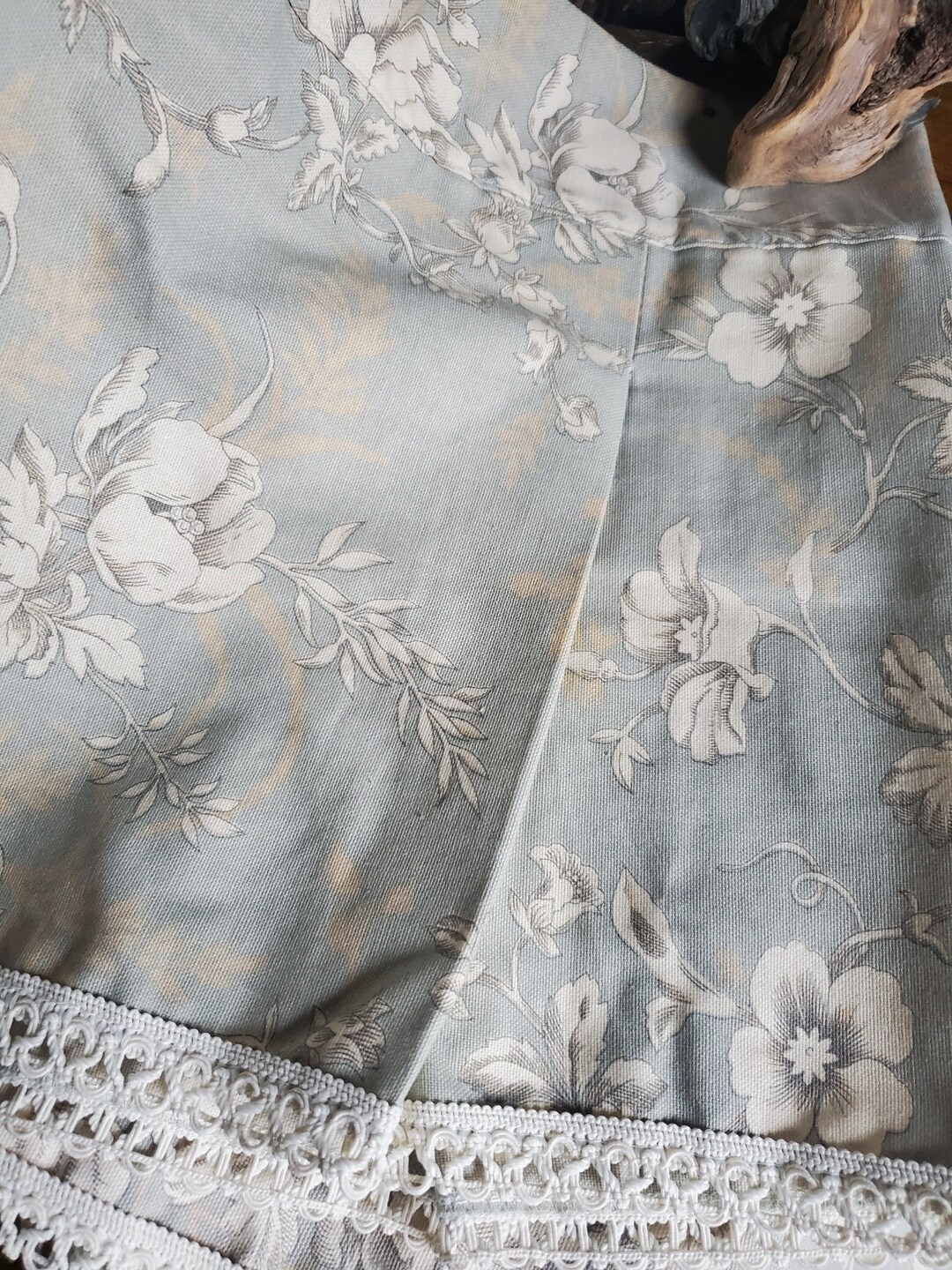 Vintage Linen Weave Window Valance/country Curtains - Etsy