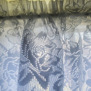 Vintage Scottish Cotton Lace Roses Valance/white or Cream - Etsy