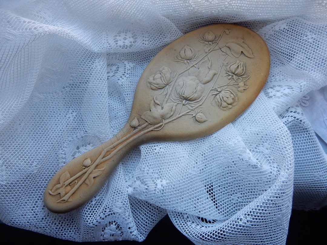 Vintage Small Oval Hand Mirror/art Nouveau - Etsy