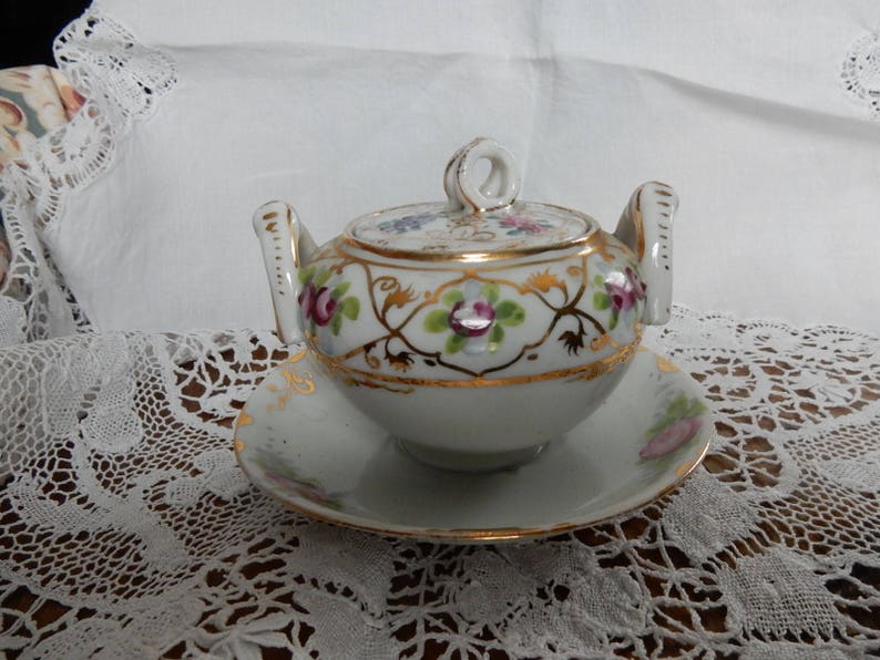Antique Porcelain Jam/condiment Server/afternoon Tea | Etsy