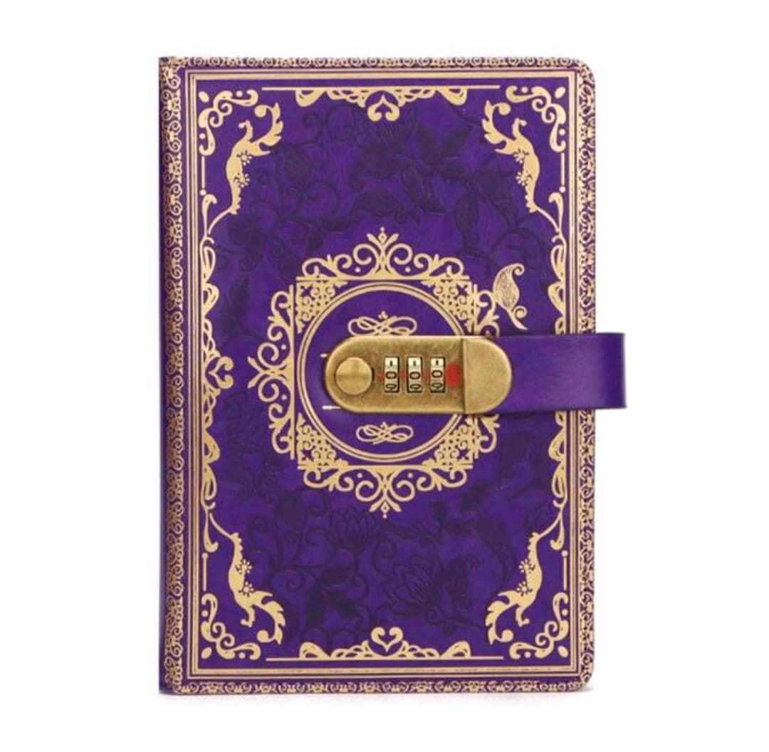 Heart Lock Diary, Vintage Floral Journal With Key - Etsy