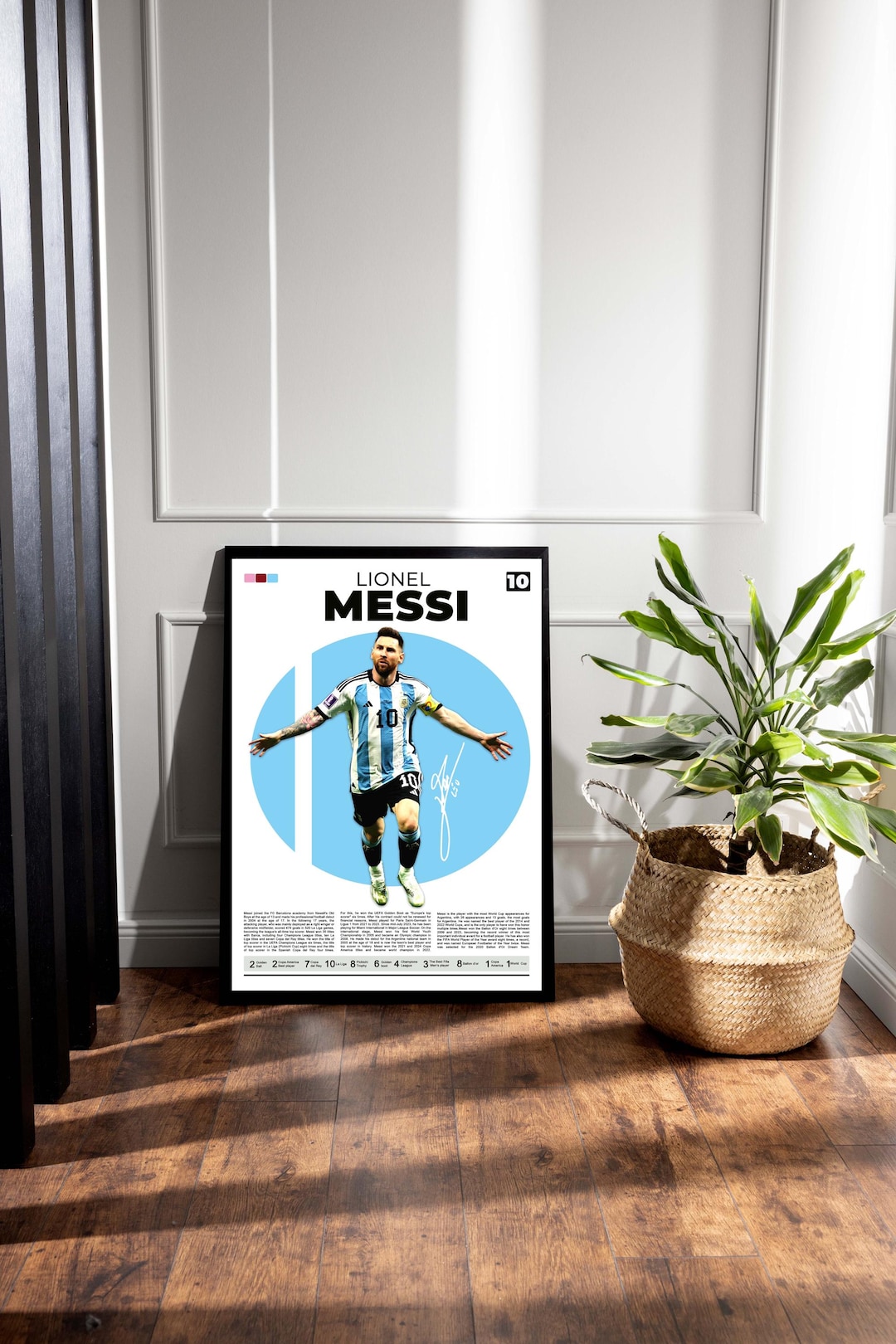 Lionel Messi Argentina Poster - Premium Quality Art Print - Perfect for ...