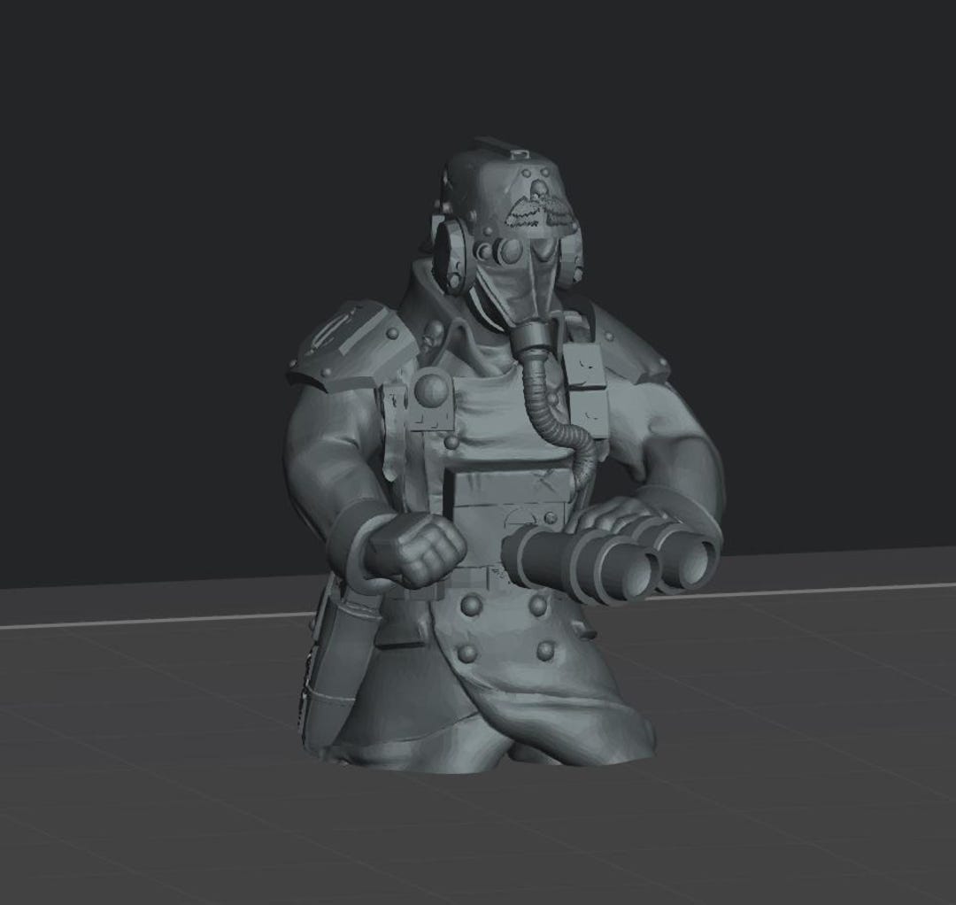 Empire of Crieg Corps Tank Commander and Heavy Gunner + Gun - Etsy