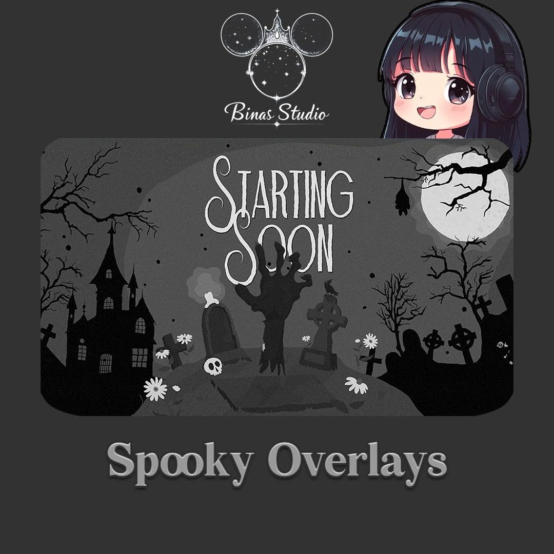 Spooky Overlays V2 - Etsy