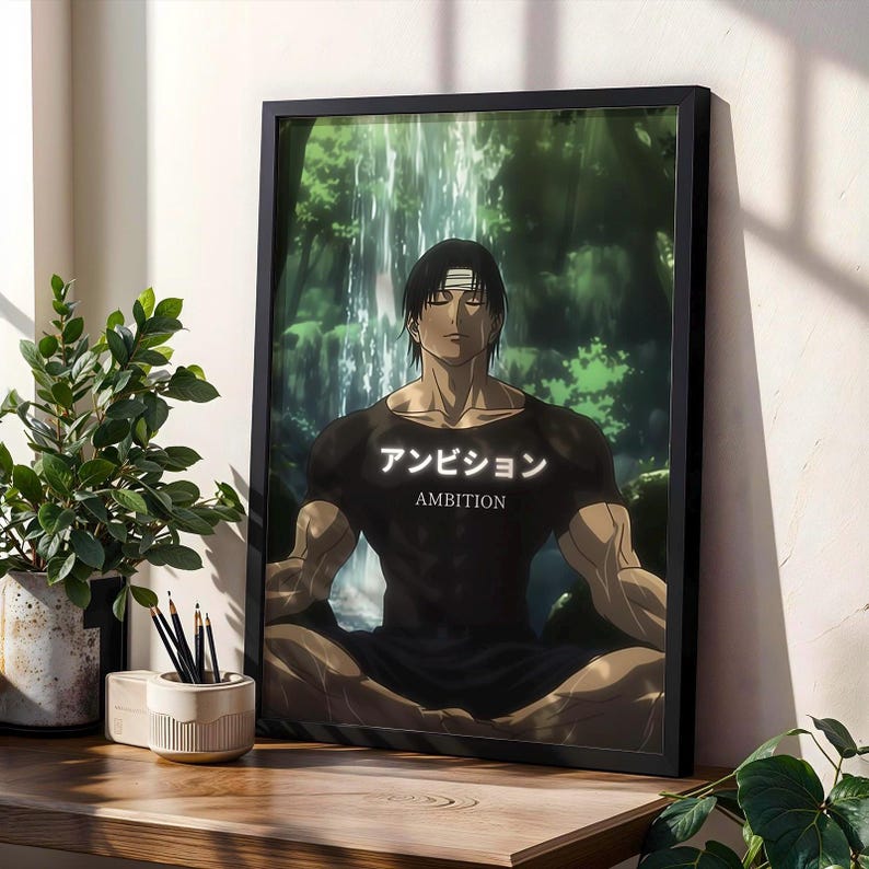 Toji Poster Anime Decor Anime Wall Art JJK Gift Anime Room Decor ...