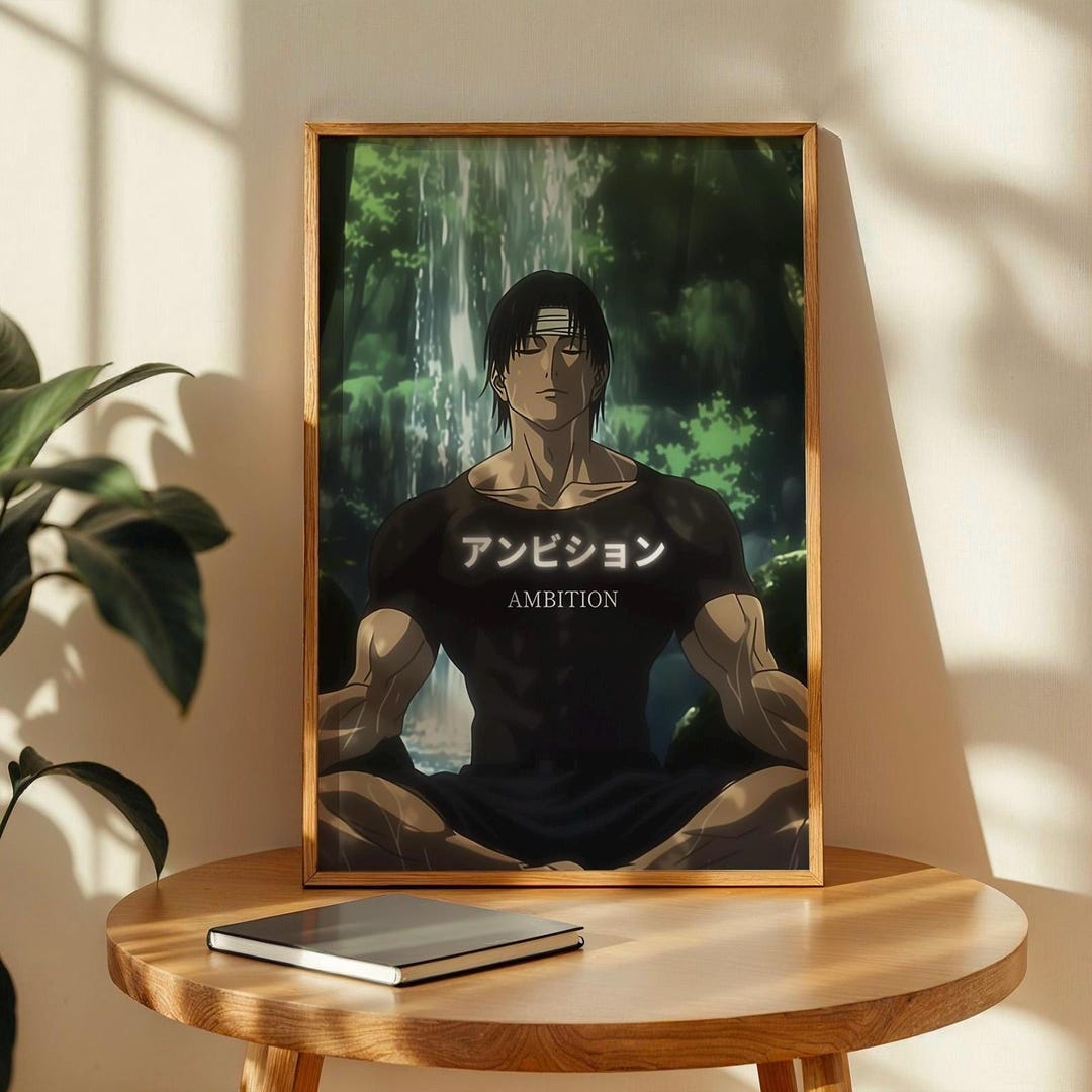 Toji Poster Anime Decor Anime Wall Art JJK Gift Anime Room Decor ...