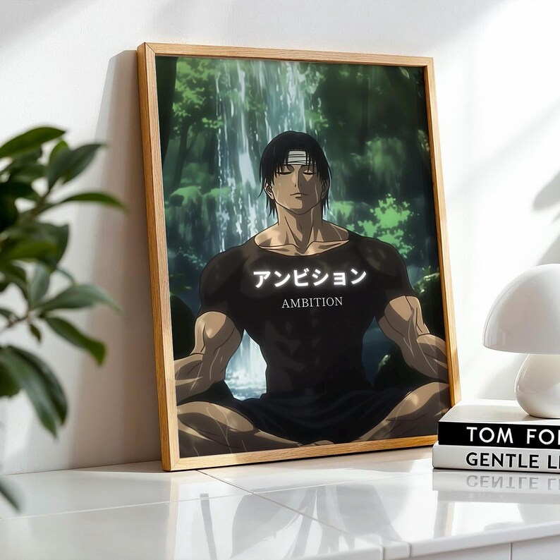 Toji Poster Anime Decor Anime Wall Art JJK Gift Anime Room Decor ...