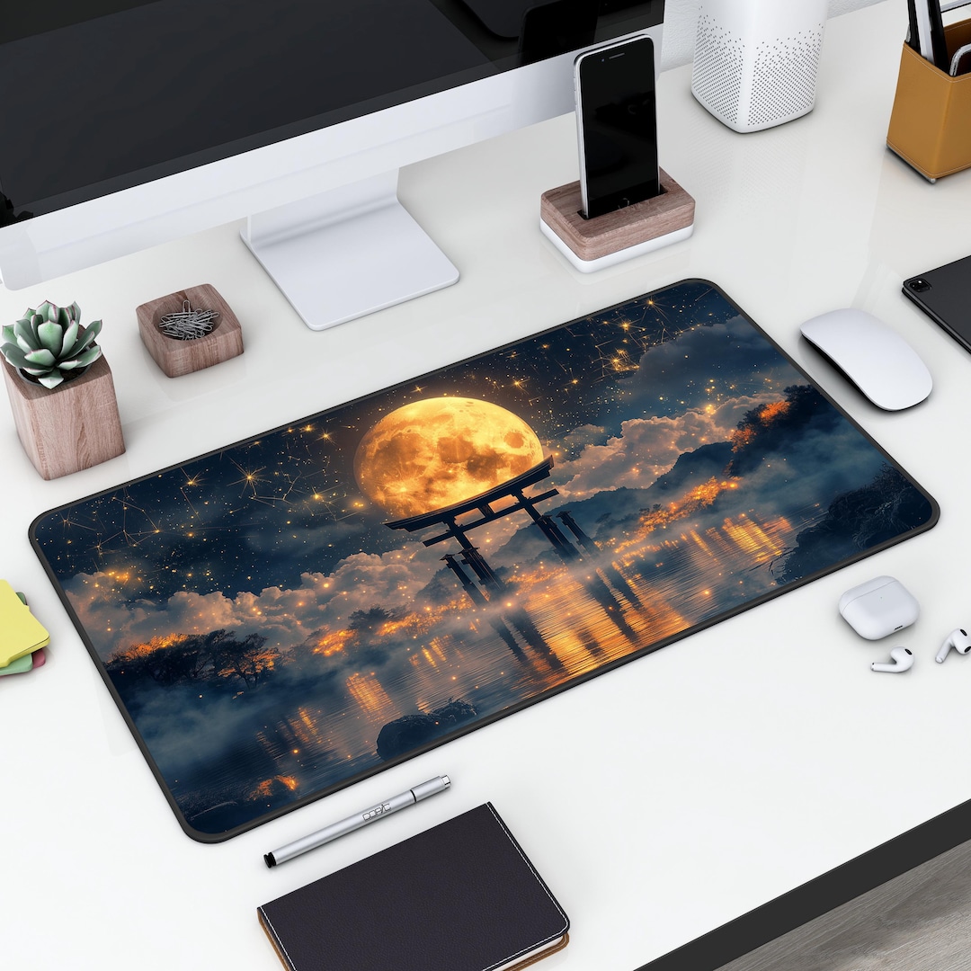 Japan Shrine Celestial Desk Mat Gaming Mouse Pad Large Mousepad, MTG ...