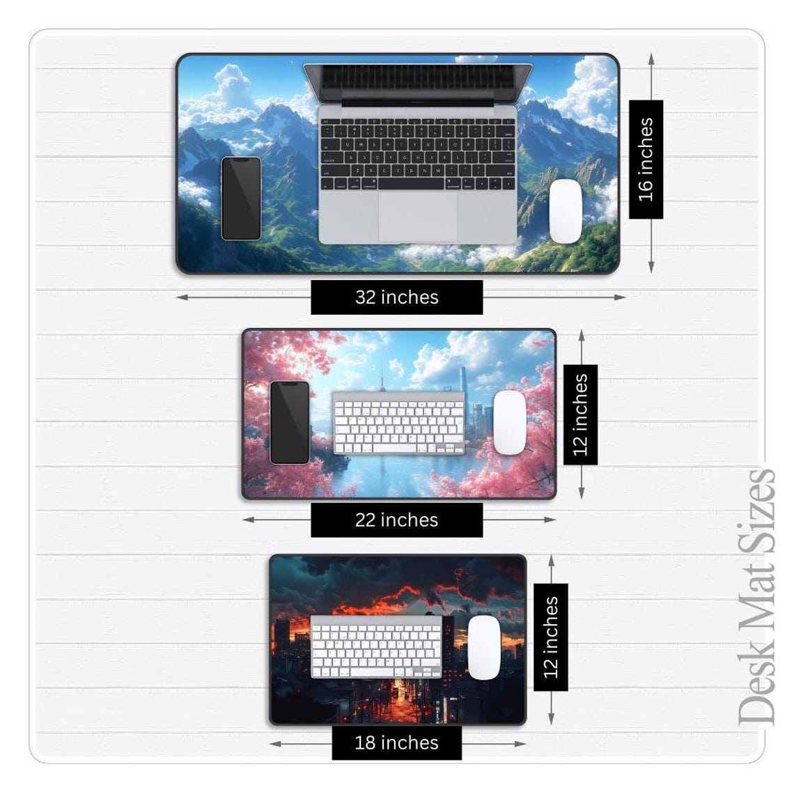 Pikachu Desk Mat, Pokémon Decor, Anime Desk Mat, Geek Home Decor, Anime ...