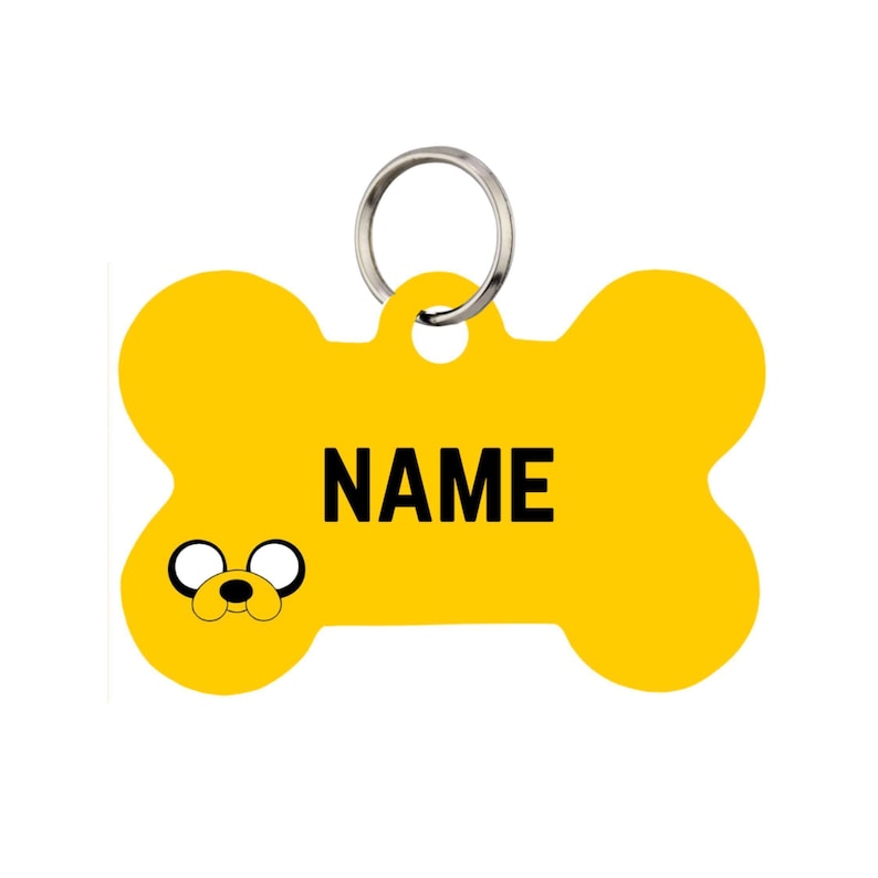 Jake the Dog Pet Id Tag for Dogs and Cats or Keychain | Personalized ...