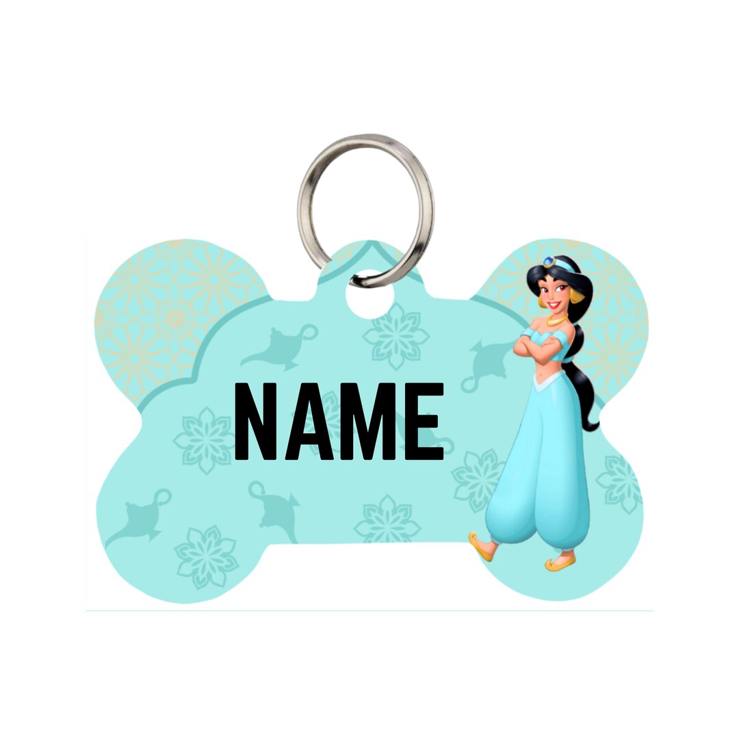 Jasmine Pet Id Tag for Dogs and Cats or Keychain | Personalized - Etsy