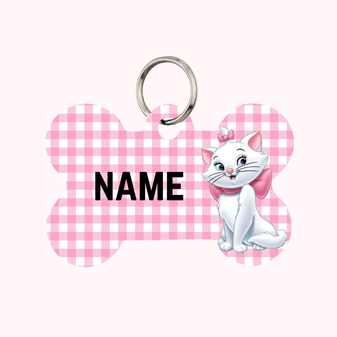 Marie Pet Id Tag for Dogs and Cats or Keychain | Personalized - Etsy