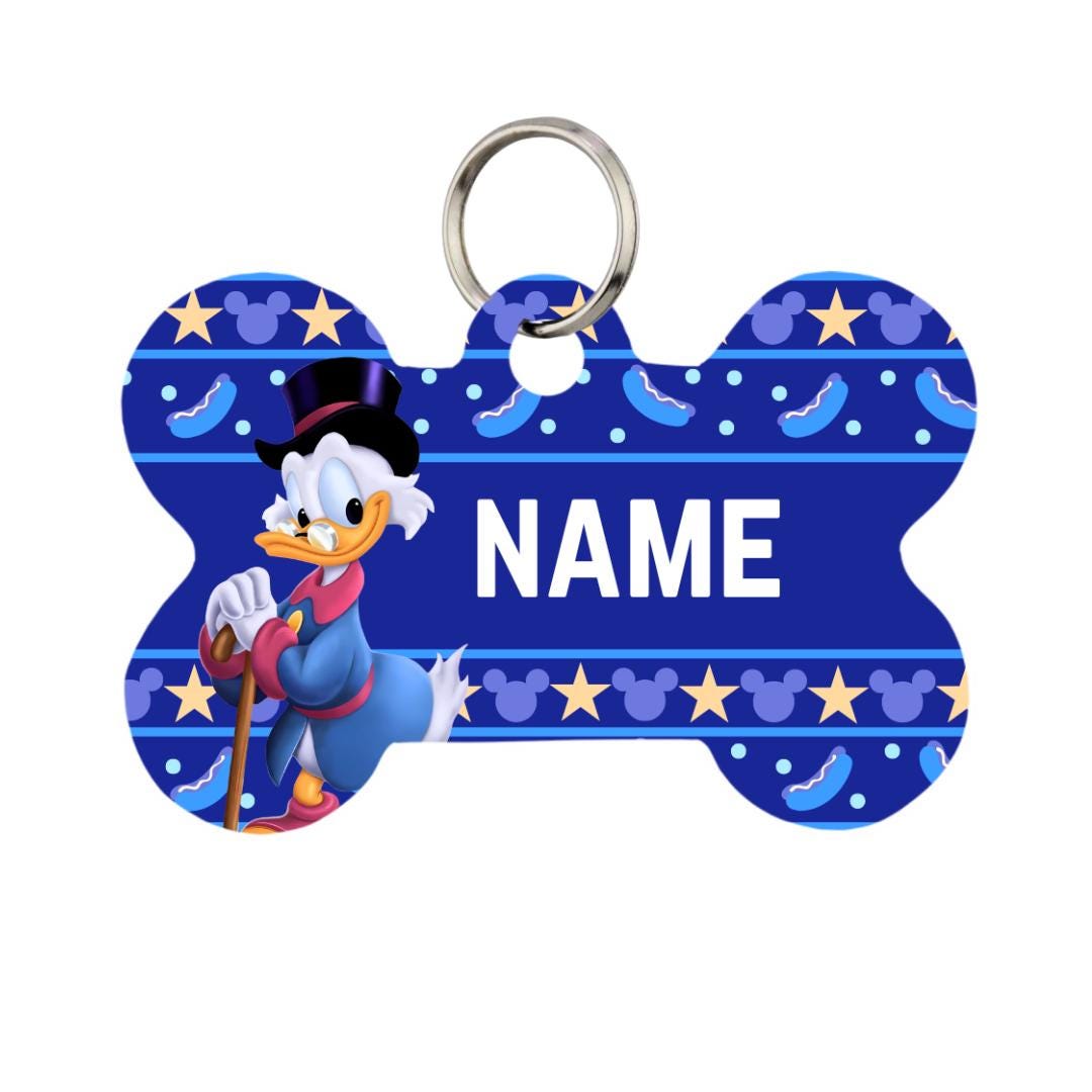 Scrooge Mcduck Pet Id Tag for Dogs | Personalized - Etsy