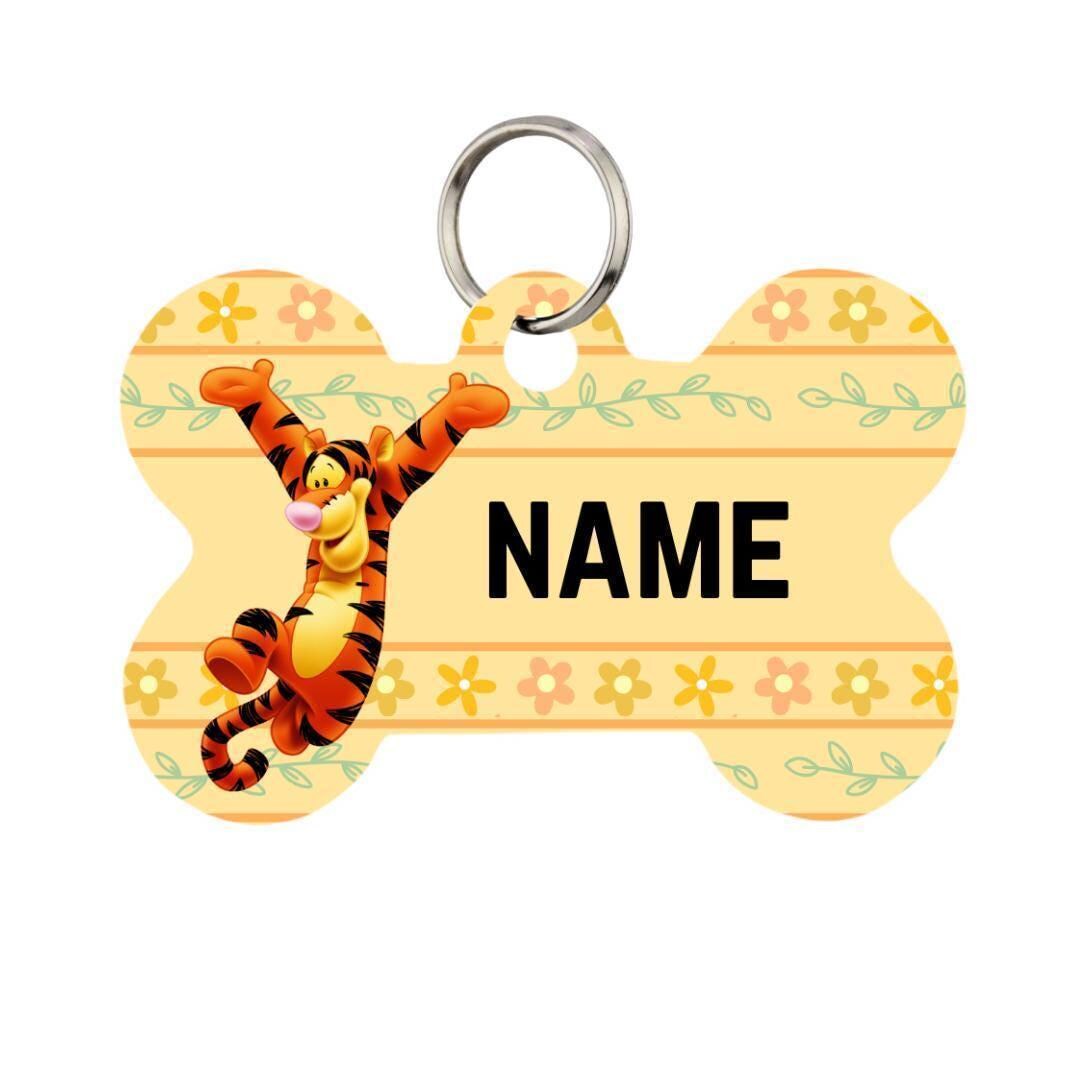 Tigger Pet Id Tag for Dogs and Cats or Keychain | Personalized - Etsy