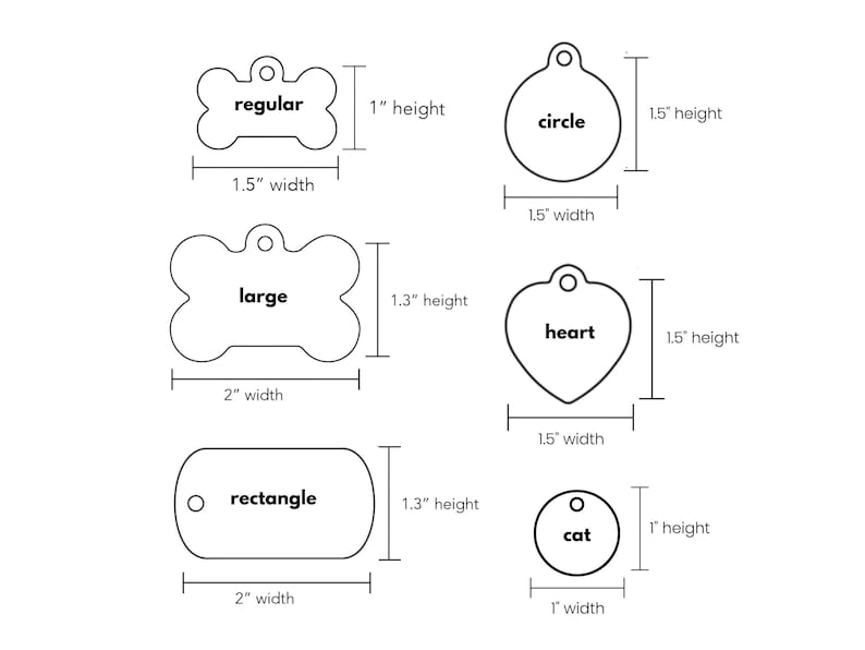 Tito Pet Id Tag for Dogs and Cats or Keychain | Personalized - Etsy