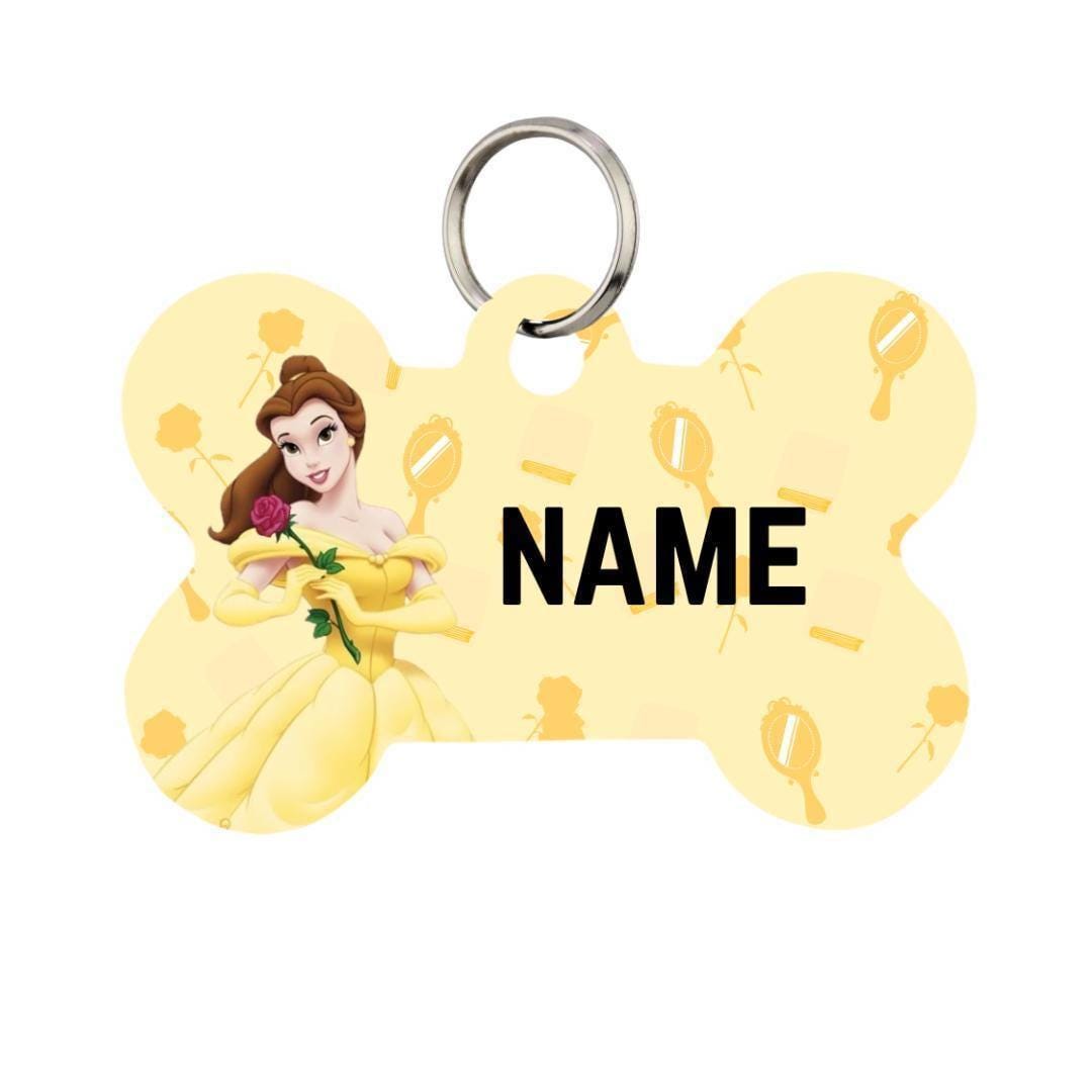 Belle Pet Id Tag for Dogs and Cats or Keychain | Personalized - Etsy