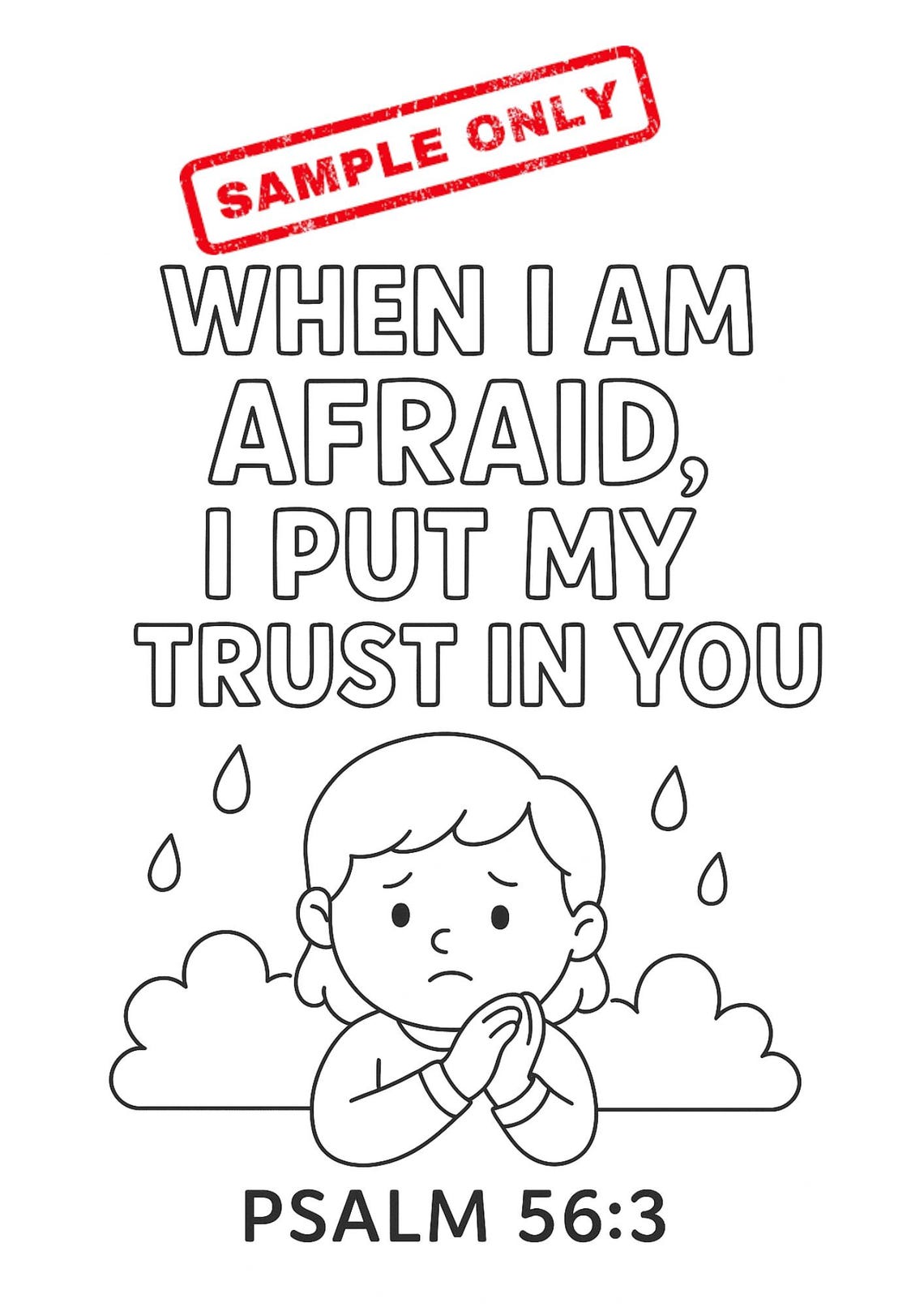 5 Bible Verse Coloring Pages for Kids – Christian Scripture Printables ...