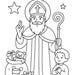 Saint Nicholas Day Colouring Pages – 2-page Printable Kids Activity ...