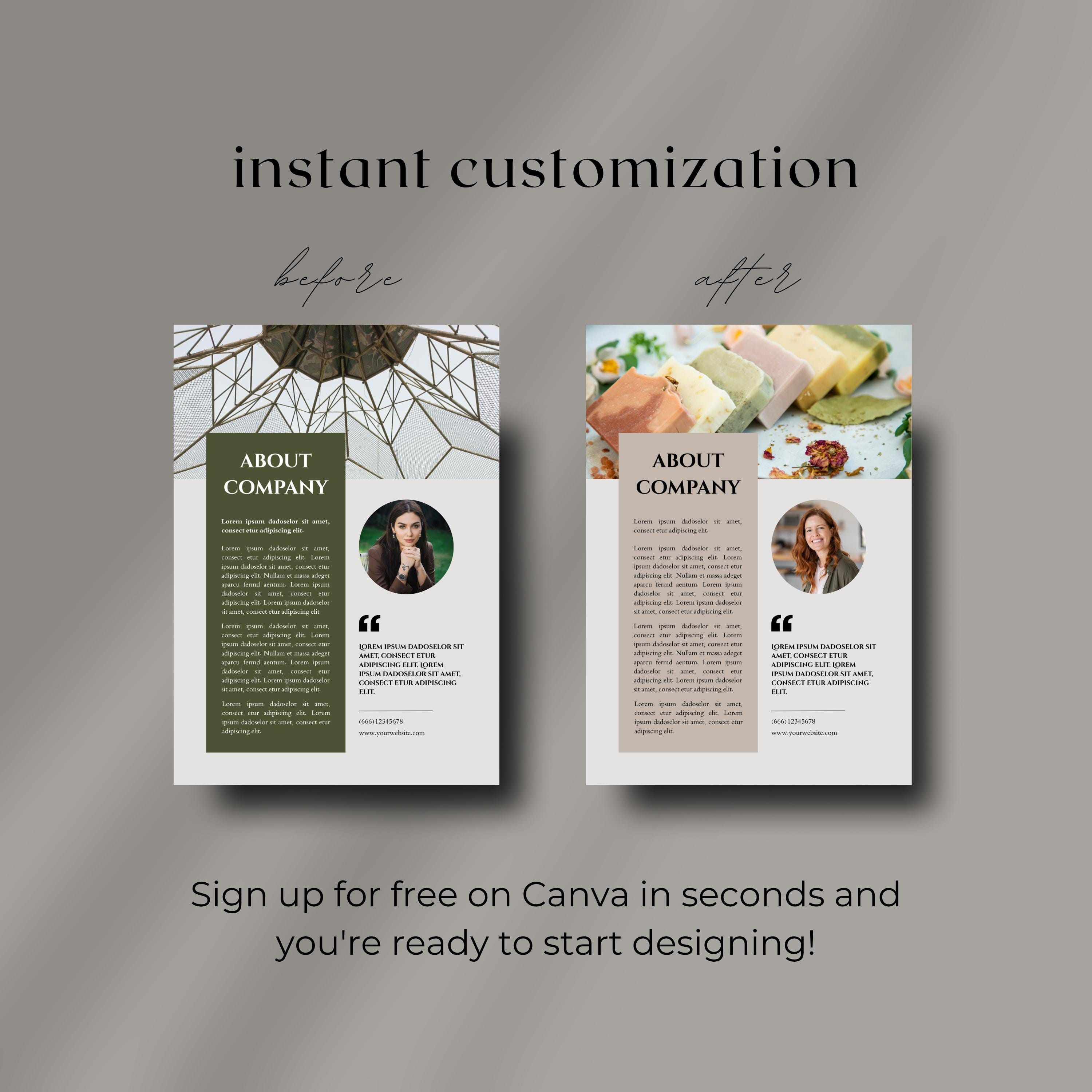 Business Proposal Booklet Template: Minimalist Startup Brochure Design ...