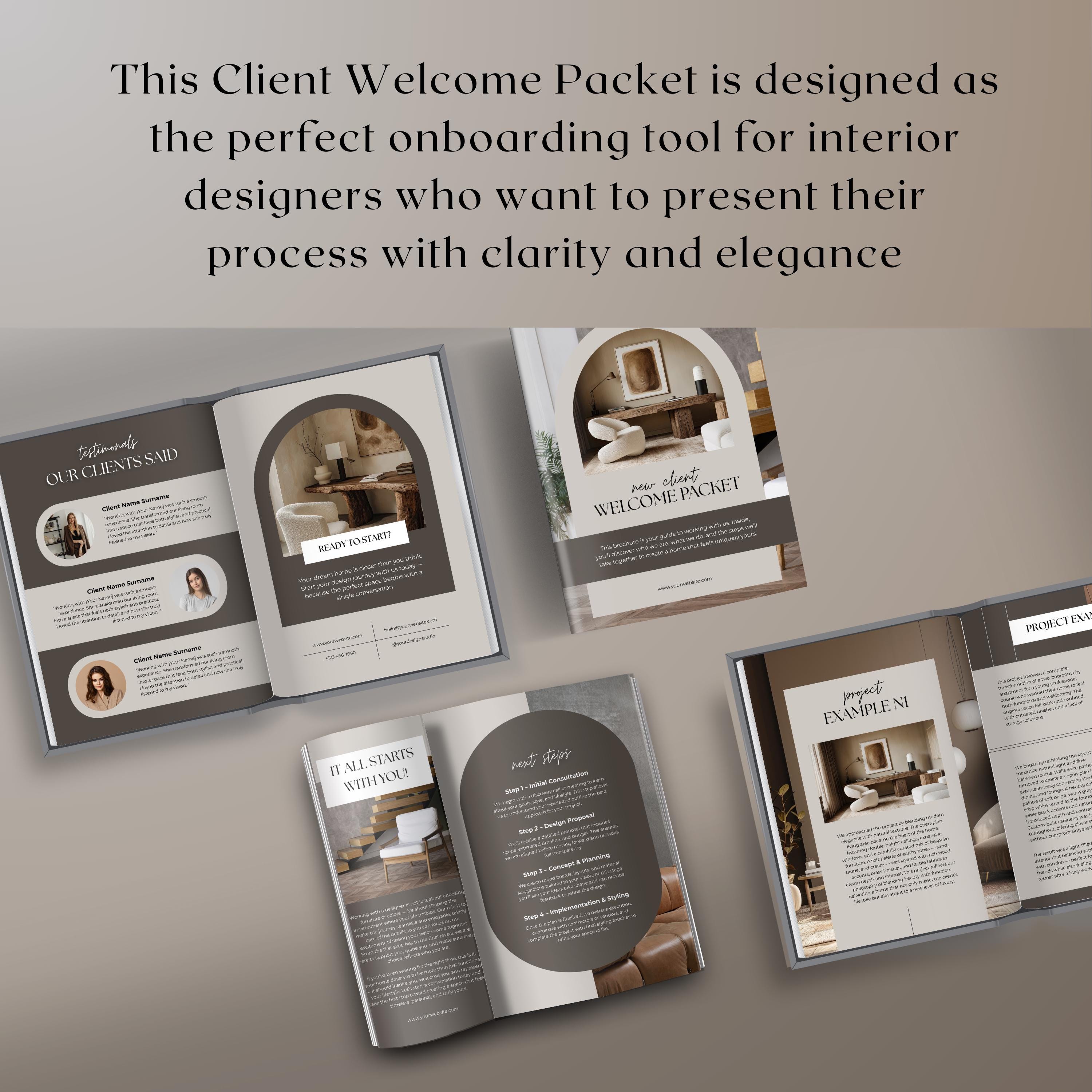 Designer Client Welcome Packet Template, Designer Onboarding ...