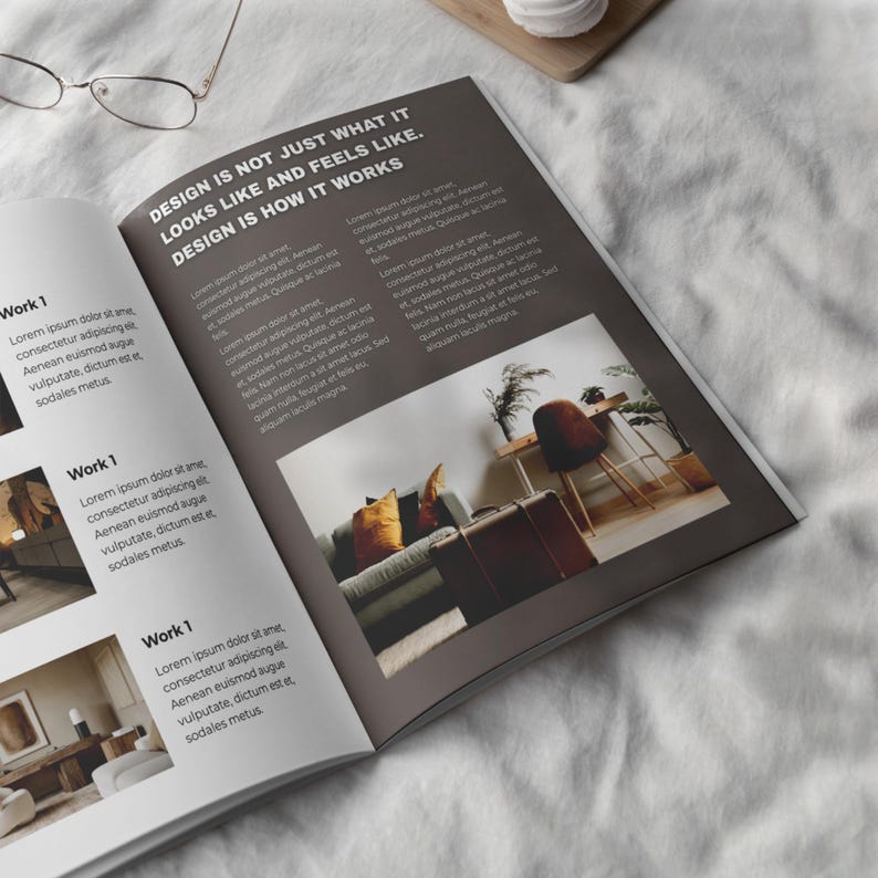Interior Designer Portfolio Template: 20-page Architect Profile (US ...