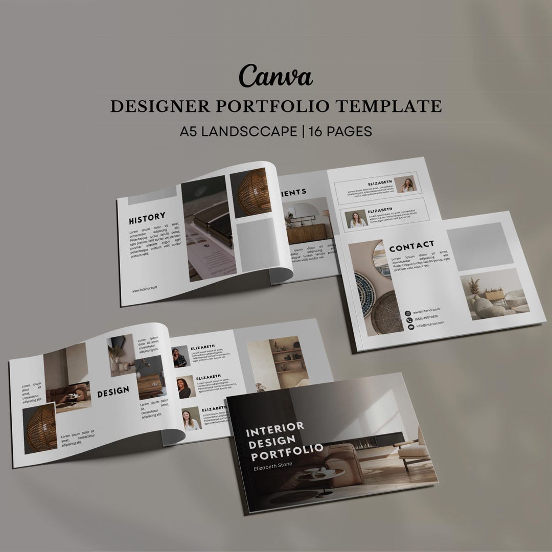 Company Profile for Interior Designer & Architect | Canva Template: 16 ...