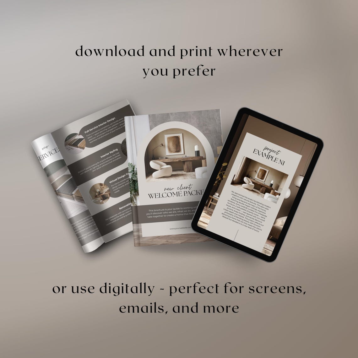 Designer Client Welcome Packet Template, Designer Onboarding ...