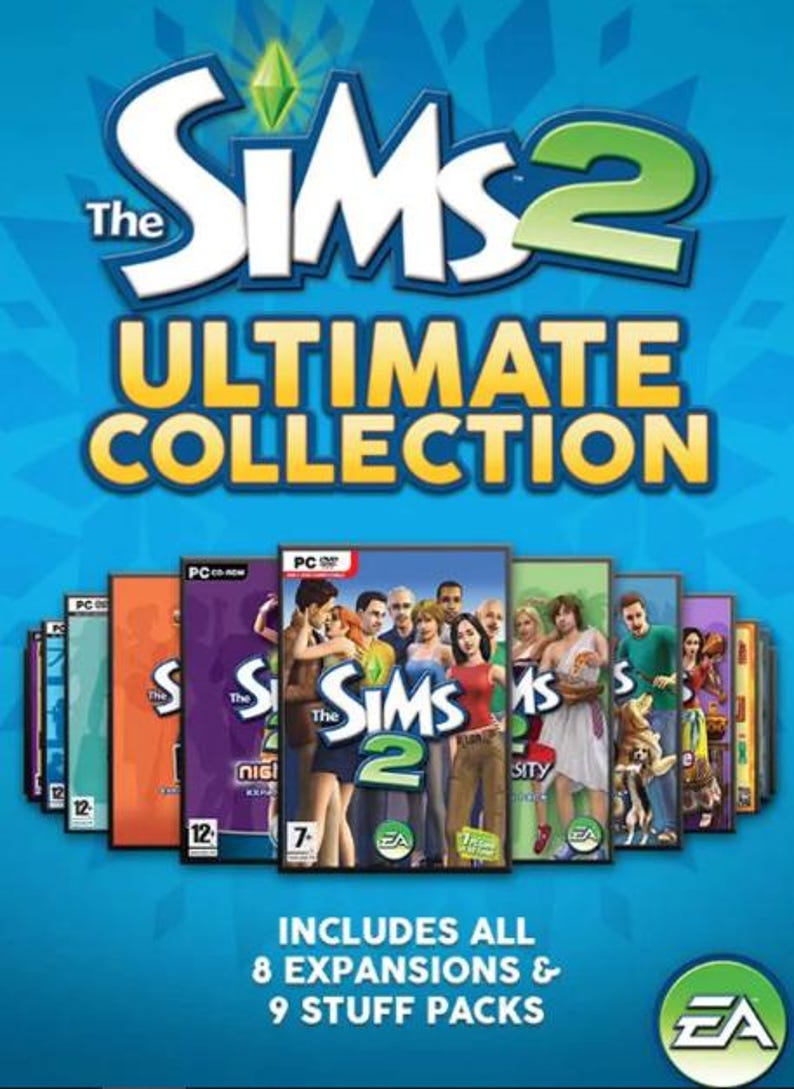 The Sims 2 Ultimate Collection Complete With ALL Expansions and Stuff ...