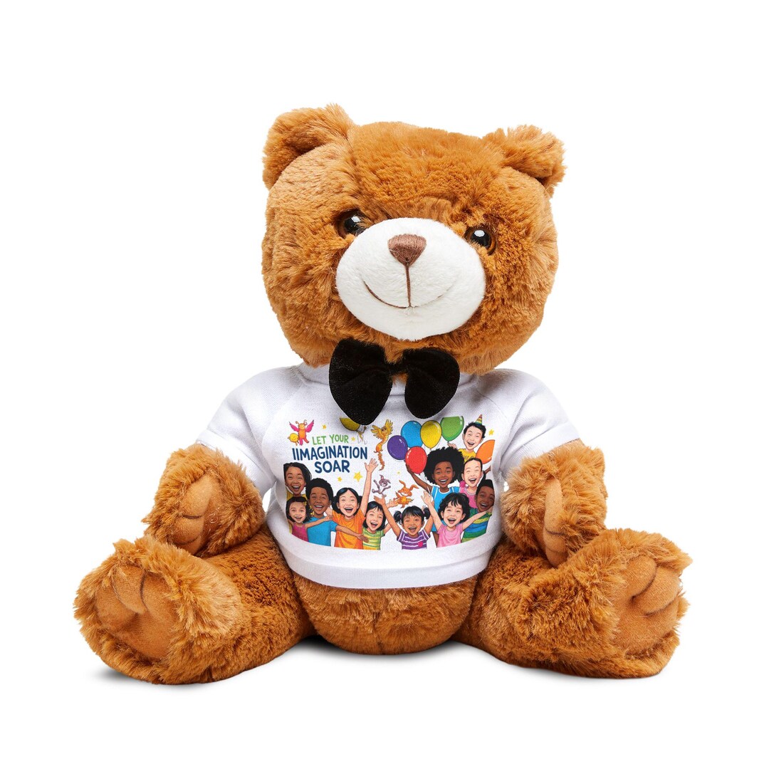 Personalized Plush Teddy Bear - Perfect Gift for Kids, Birthday, Graduation, Imagination Soar ...