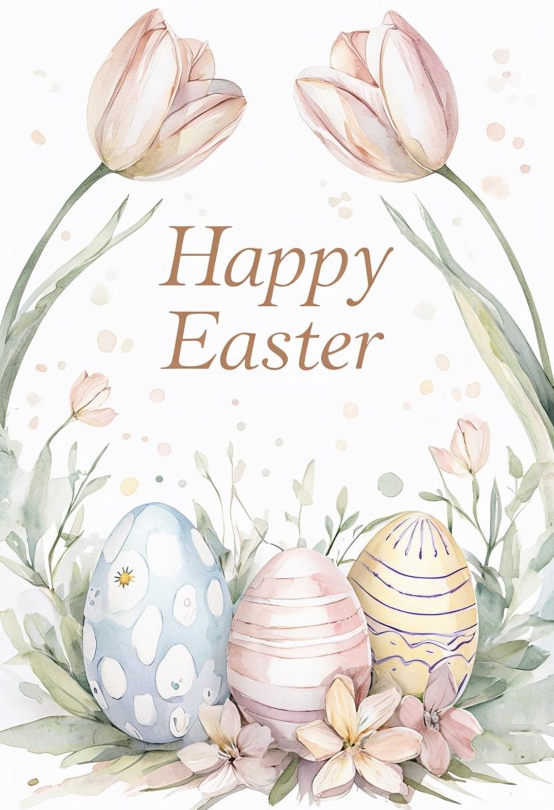 Easter Watercolor Printable - Etsy
