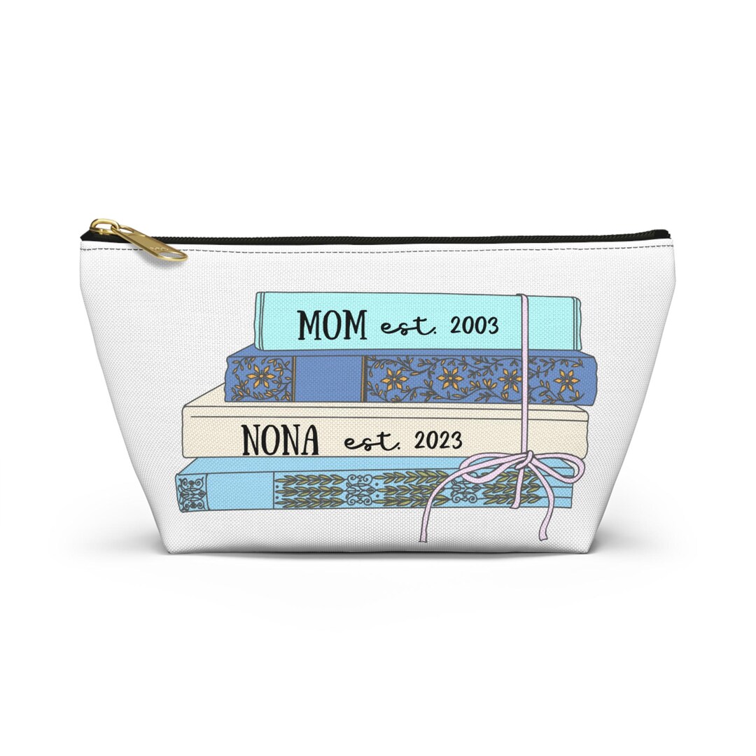 Personalized Mom to Nona Accessory Pouch, Grandma Gift, Mother's Day ...