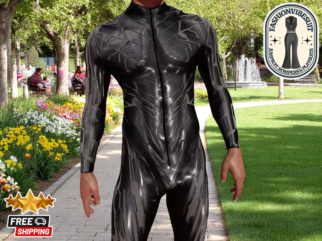 Unisex Futuristic Sci-fi Bodysuit | High-tech Full Stretchy Suit ...